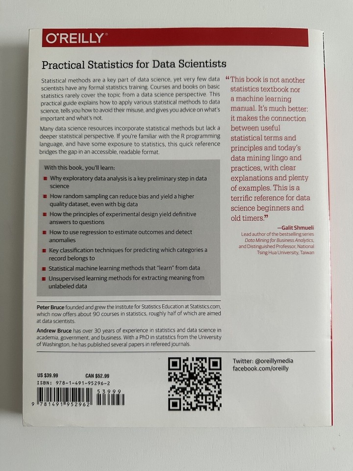 Practical Statistics for Data Scientists - O’Reilly - Peter Bruce ...