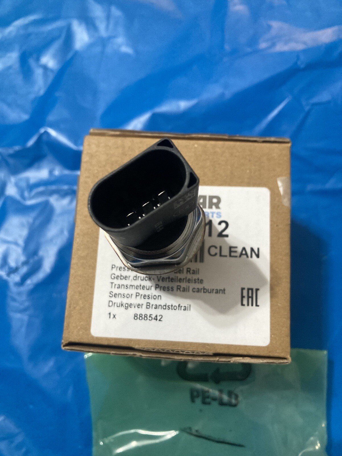 2235812 / 2235812PE GENUINE PACCAR PRESSURE SENSOR FUEL RAIL OEM - NEW ...