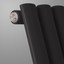 Black Vertical Single Panel Radiator 1600mm x 590mm | eBay