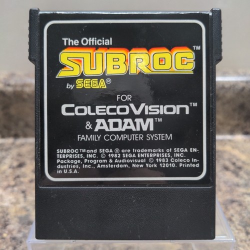 Colecovision - SUBROC Cartridge #ML | eBay