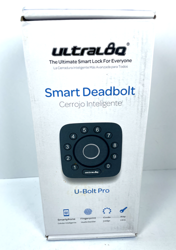 Ultraloq U-BOLT-PRO-UB01 Bluetooth Enabled Fingerprint and Keypad Smart ...