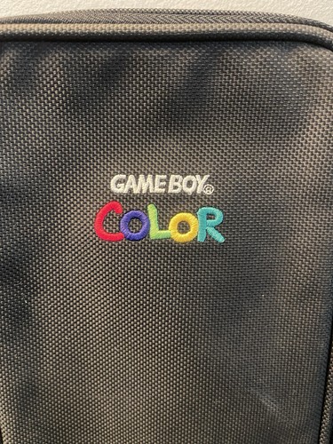 OEM Nintendo Gameboy Color Travel Carrying Case Bag Zipper Shoulder ...