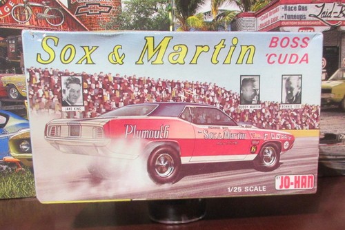 Jo-Han Sox and Martin Pro Stock Cuda 1:25 Model Kit GC-1800 / Factory ...