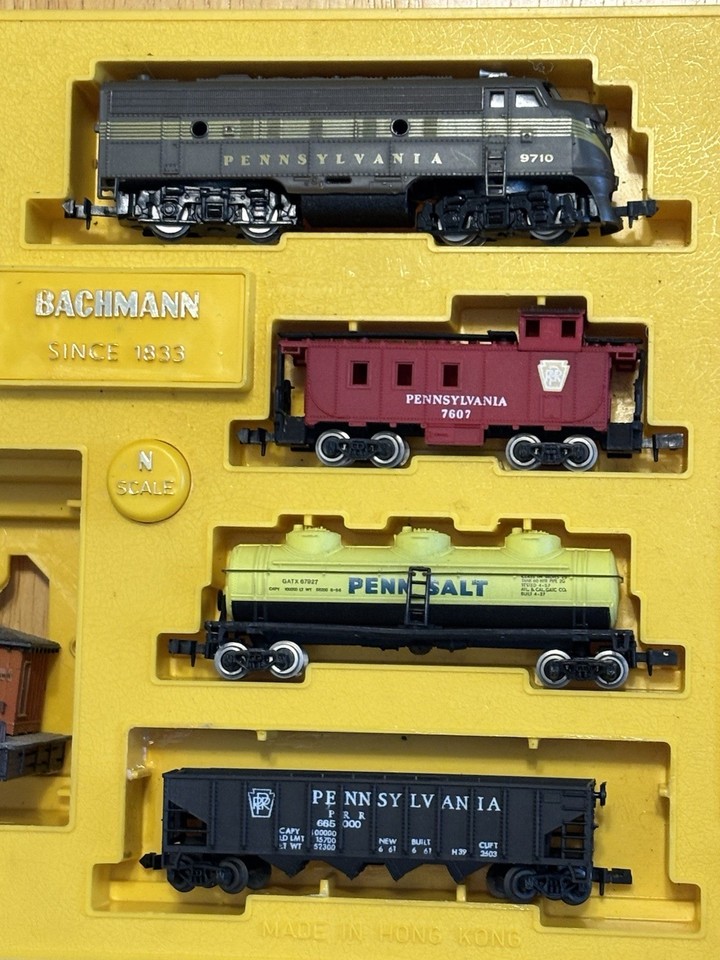 Bachmann N scale Model Train Pennsylvania Railroad F9 Locomotive ...