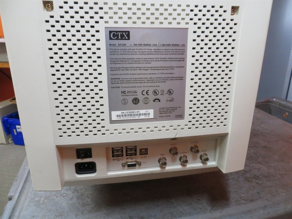 CTX EX1200 21" Beige VGA RGB Retro Gaming CRT Monitor | eBay