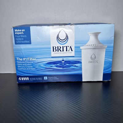 Brita Pitcher Replacement Filters - 4 Pack, Model OB03 Sealed | eBay
