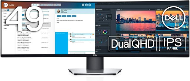 Dell U4919DW UltraSharp 49" Dual QHD Curved IPS Monitor for sale online ...