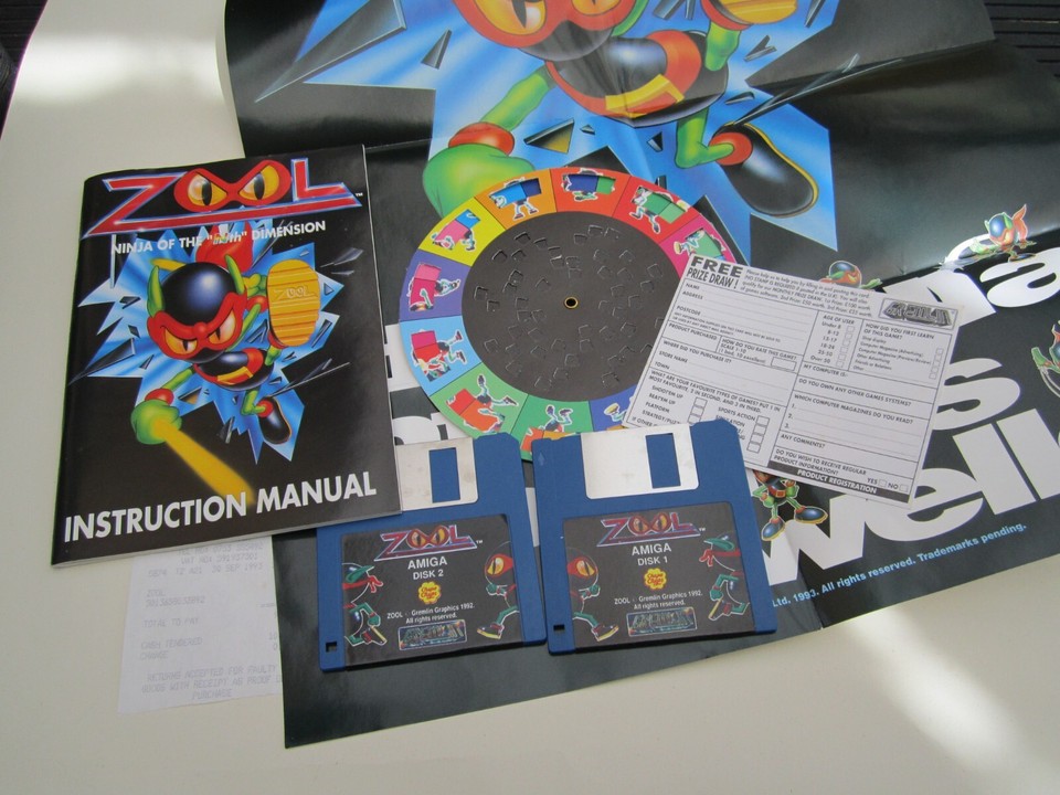 COMMODORE AMIGA BIG BOX GAME -ZOOL | eBay