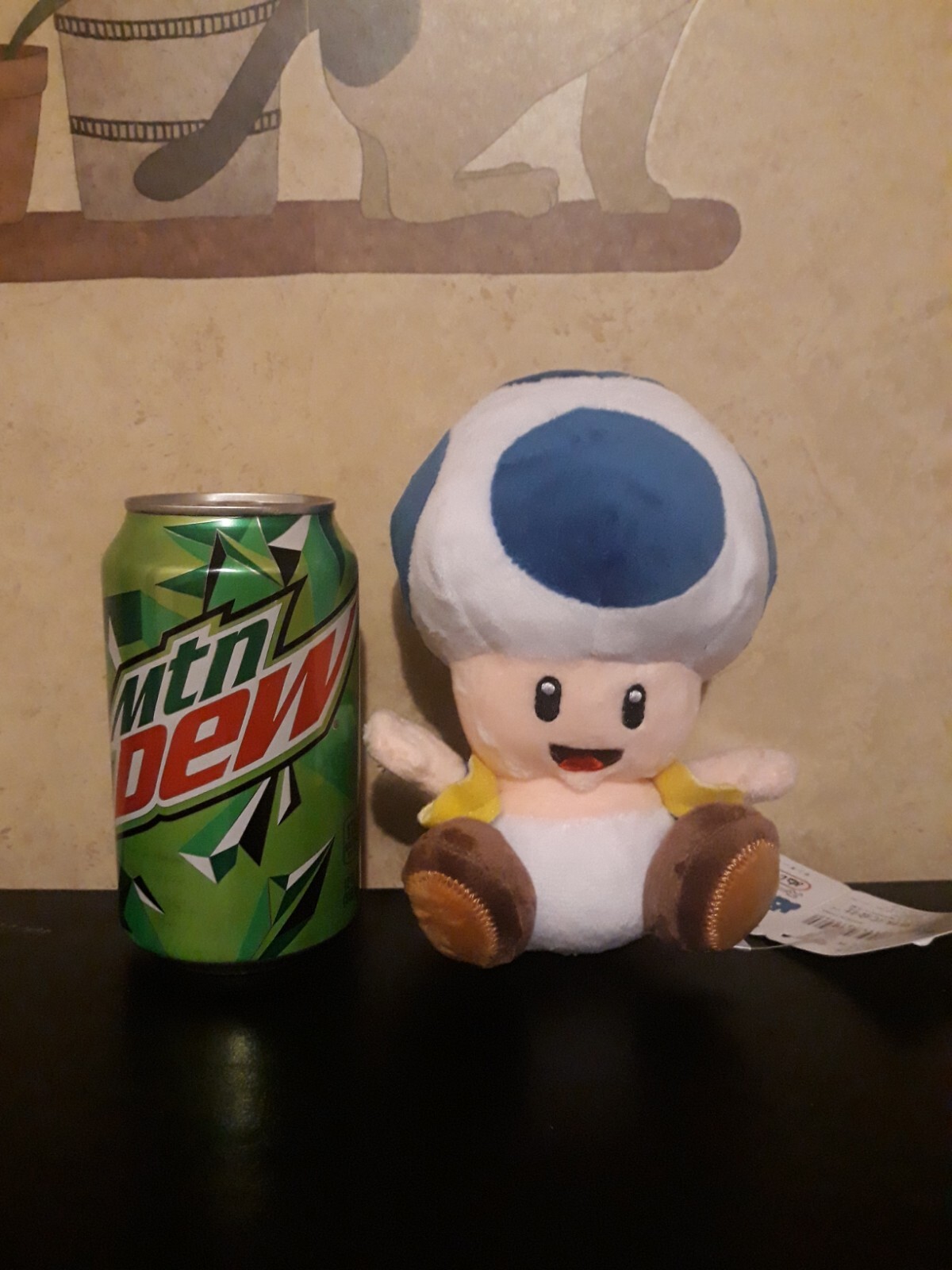 NEW Toad BLUE 7in Super Mario Bros Plush Doll Toy FREE SHIPPING US ...