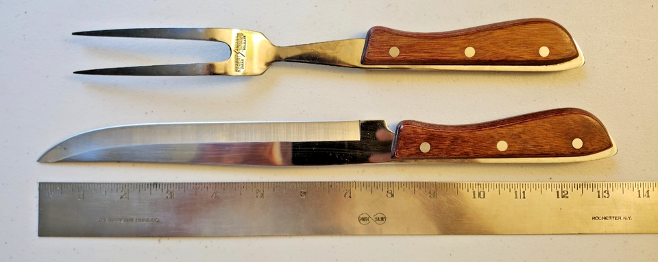 Regent Swords Lightning Edge Carving Knife 8", Meat Fork. Used, No Rust ...