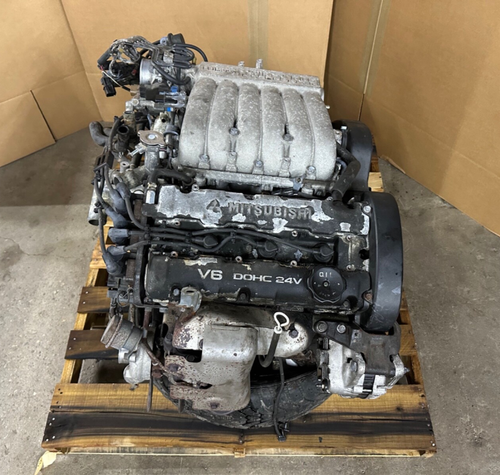 91-99 MITSUBISHI 3000GT VR4 3.0L 6G72 V6 TWIN TURBO AWD ENGINE MOTOR 4 ...