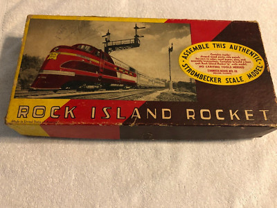 Vintage Rock Island Rocket Strombecker Scale Model Craftsman Kit #1937 ...