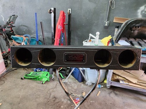 2014 - 2018 Custom GMC Sierra Crew Cab subwoofer box Quad 8" Ported | eBay
