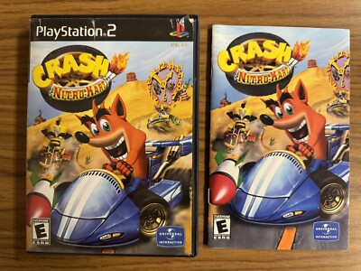 Crash Nitro Kart (Sony PlayStation 2, 2003) PS2 Complete CIB Black ...