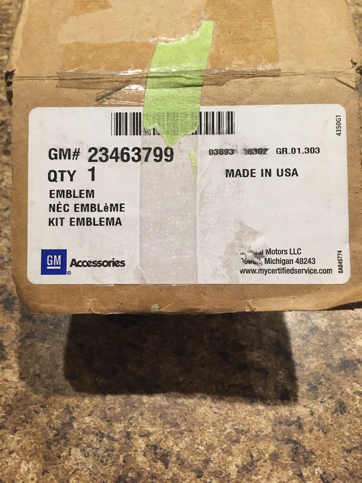 GM Black Bowtie 14 17 18 2019 Silverado LD 84346558 grille front ...