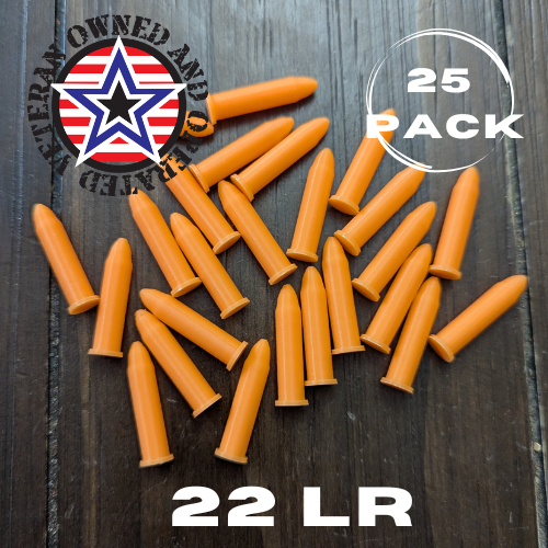 22 LR Dummy Rounds, Snap Caps -- For Training **Made in USA (25 pack ...