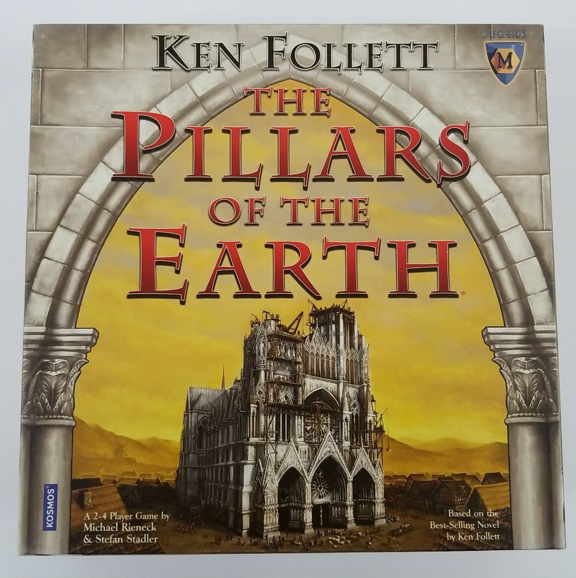 The Pillars Of The Earth Board Game By Ken Follett 100 Complete the-pillars-of-the-earth-board-game-by-ken-follett-100-complete