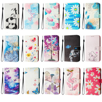 For TCL 505 503 50XL 50SE 50 30T 30Z Luxury Pattern Wallet Case Phone ...