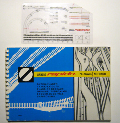 Arnold Rapido Gleisplan Buch Schablone Gleispläne 0020 Gleisanlagen ...
