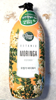 NEW!Shower Mate Total Body Care Botanic Moringa Body Wash/1200g/42.3 fl ...