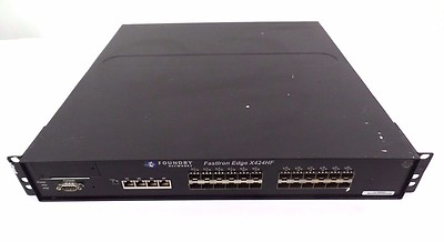 Foundry Networks FastIron Edge X424HF Premium Switch 24x 10/100/1000 ...