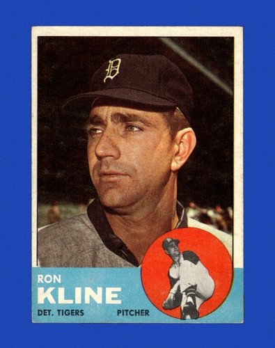 1963 Topps Set-Break # 84 Ron Kline EX-EXMINT *GMCARDS* | eBay