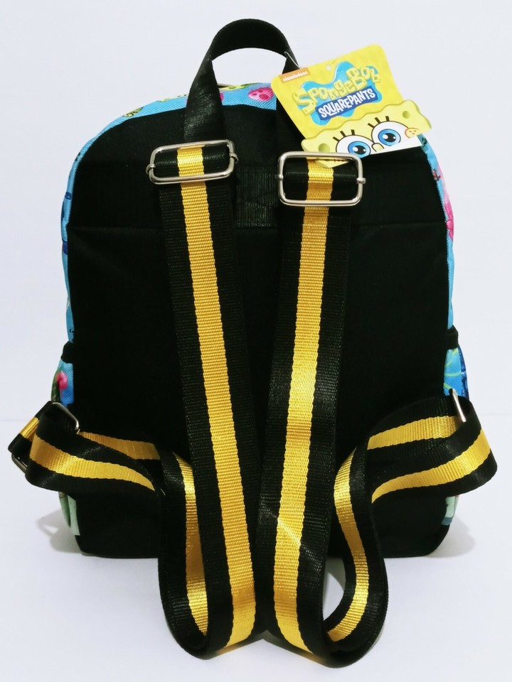 Nickelodeon Spongebob Patrick Mr. Krabs All Over Print 12" Backpack ...