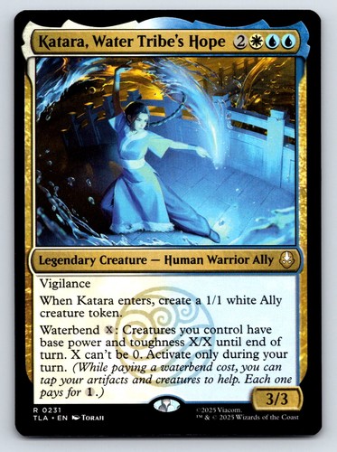 Katara, Water Tribe's Hope MTG Magic the Gathering R Avatar: The Last ...