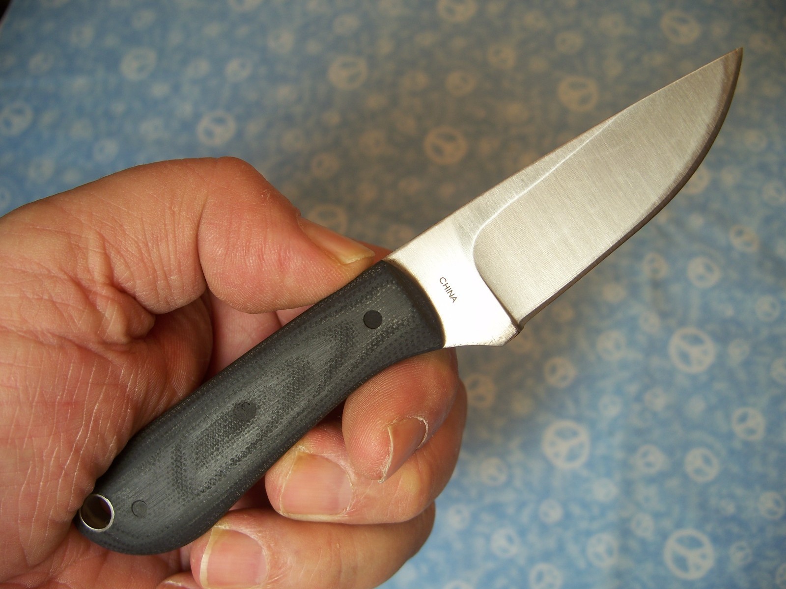BenchMark - 6" NECK or BOOT knife Backpacker Full Tang w/ Micarta ...