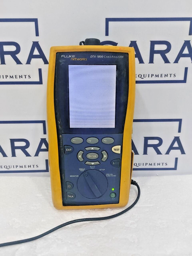 FLUKE NETWORKS DTX-1800 CABLE ANALYZER WITH DTX-MFM2 MODULE FREE ...