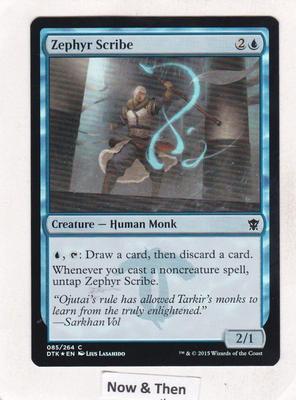 Magic: MTG: Dragons of Tarkir: Foil: Zephyr Scribe | eBay