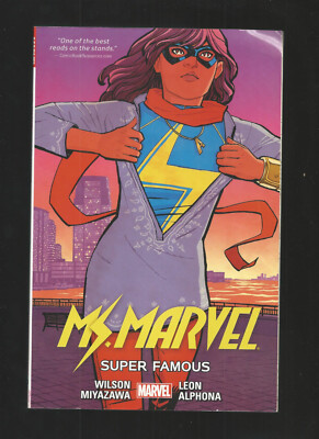 Marvel Comics Ms. Marvel Super Famous Trade Paperback by Wilson Leon | eBay