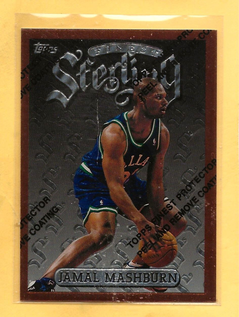 JAMAL MASHBURN - 1996-97 Topps Finest "Sterling" - #171 - Mavericks | eBay