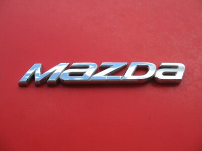14 15 16 17 MAZDA 3 MAZDA3 SEDAN REAR LID CHROME EMBLEM LOGO BADGE SIGN ...