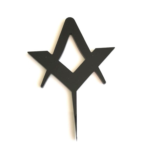 Masonic Set Square Cake Toppers, Various Colours, Sizes & Personalised ...