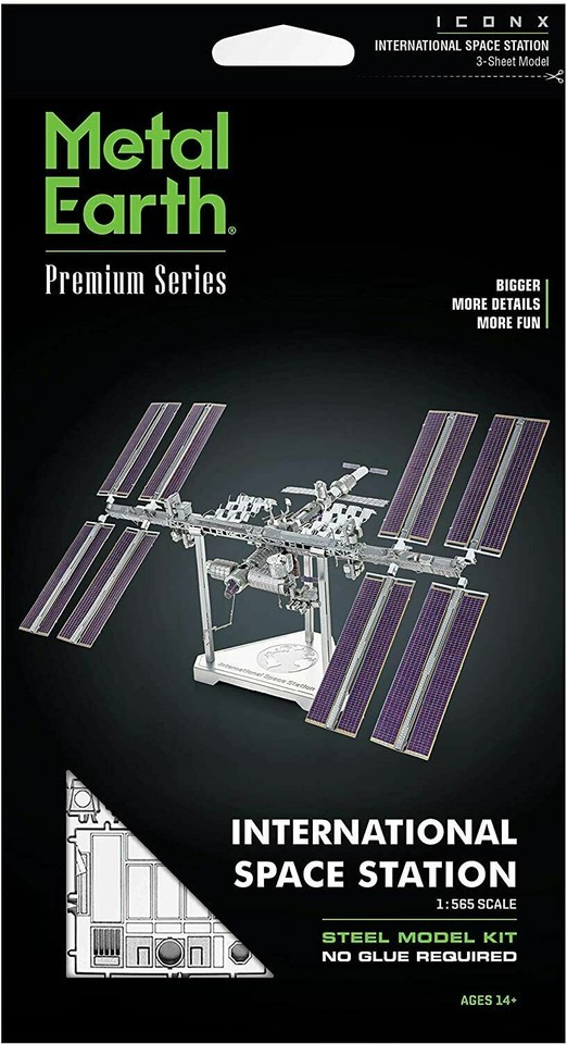 Fascinations ICONX INTERNATIONAL SPACE STATION (ISS) 3D Metal Earth ...