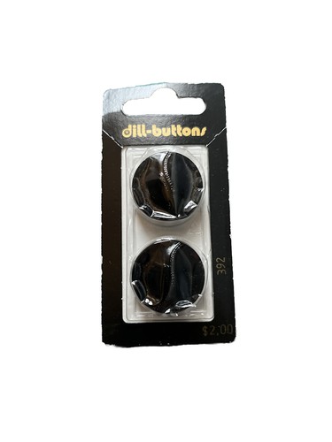 Vintage Dill Buttons Black 392 Size 1” (25mm) | eBay