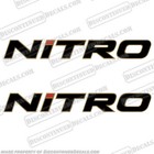 Fits Tracker Marine Nitro Boat Decals - Black w/Gold Outline 30" Long ...