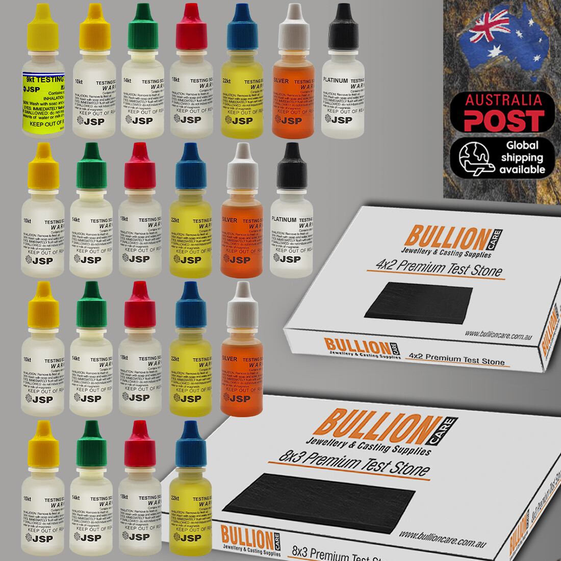 Customize Listing: Gold Silver Platinum Acid Scratch Test Kit + Slate ...