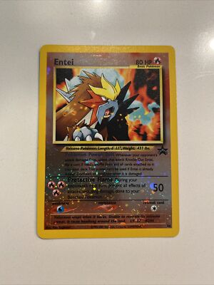 Entei 34 Holo Black Star Promo Pokemon Card | eBay