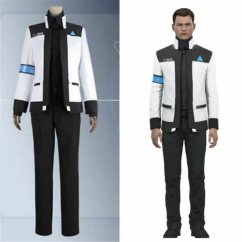 Detroit Become Human Connor RK900 Jackets Uniform Cosplay Costume Full ...