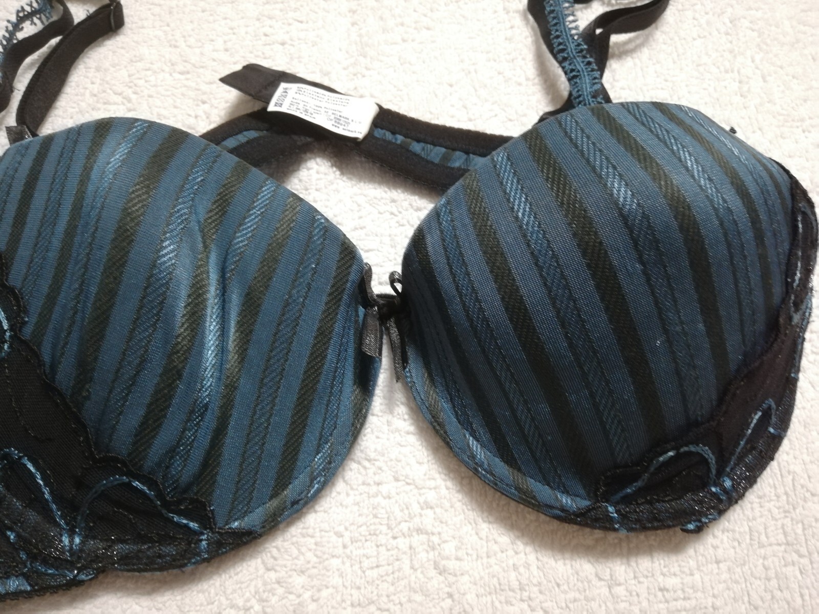 NEU BH 80A Selmark Push Up Dark Blue edel Spitze exklusiv Sale ...