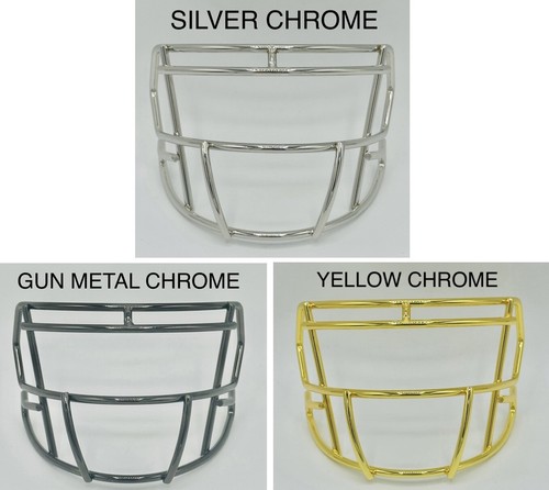 MINI FOOTBALL HELMET CHROME FACEMASK-METAL-SPEED HELMETS | eBay