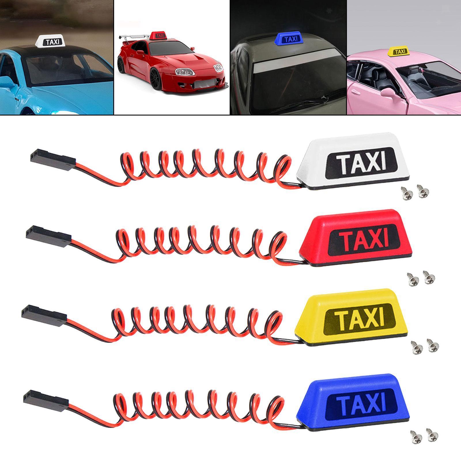 Taxi Sign Spare Parts Taxi Dome Light for 1:8 1:10 DIY Accessories ...