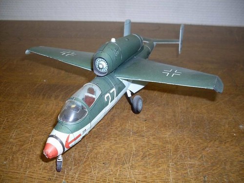 1:33 Scale Germany Heinkel He-162 A-2 Salamander DIY Handcraft PAPER ...