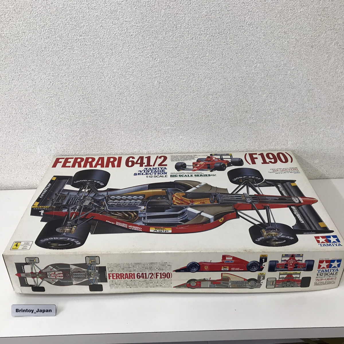 Tamiya Plastic model 1/12 Ferrari 641/2 F190 display model Big scale No ...