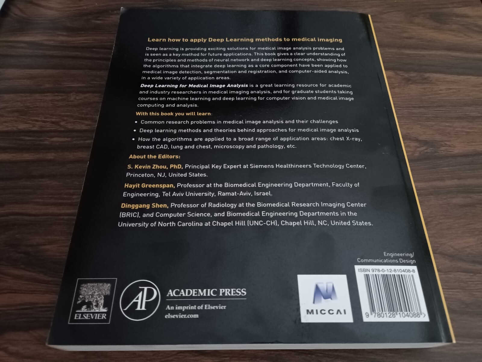 The Miccai Society Book Ser.: Deep Learning for Medical Image Analysis by Hayit Greenspan (2017 ...