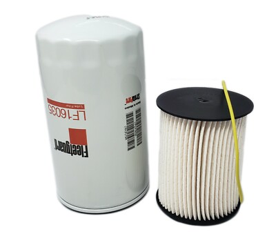 Fleetguard Oil & Fuel Filter Kit, Fits 2003-2007 Cummins LF16035 ...