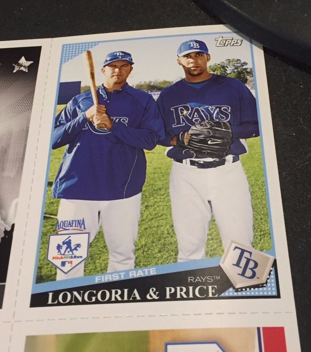 2009 Topps LOT of 2 MLB Pitch Hit & Run UNCUT 6 Card PROMO Sheets ...