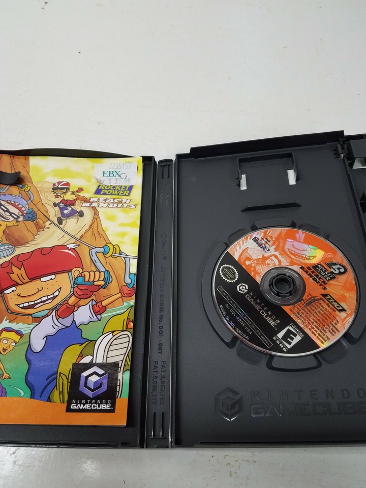 Rocket Power: Beach Bandits (Nintendo GameCube, 2002) GAME CASE MANUAL ...